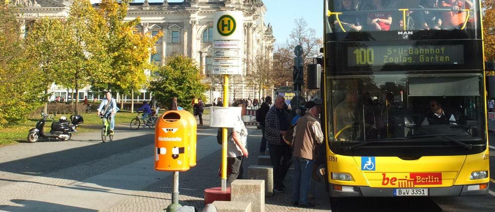 25 Jahre in Berlin: BVG-Buslinie 100, du bist echt 'ne Marke