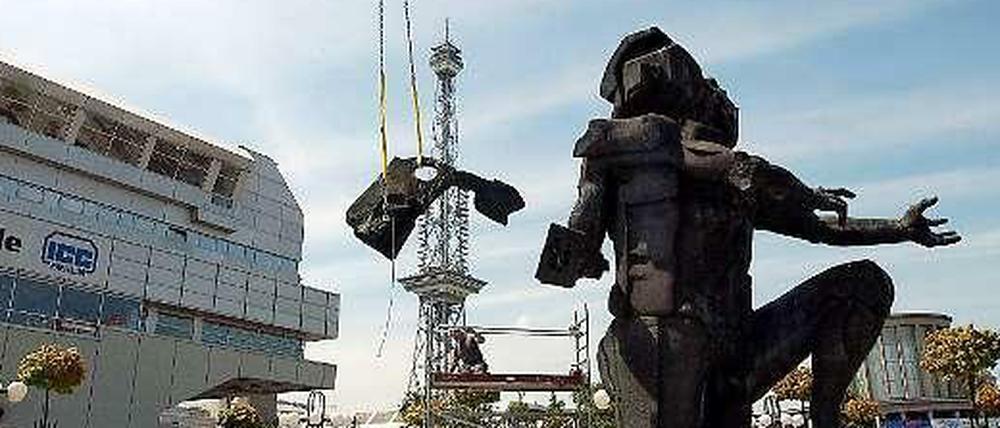 Nach Schließung des ICCs ist die Zukunft der Großskulptur „Ecbatane ...