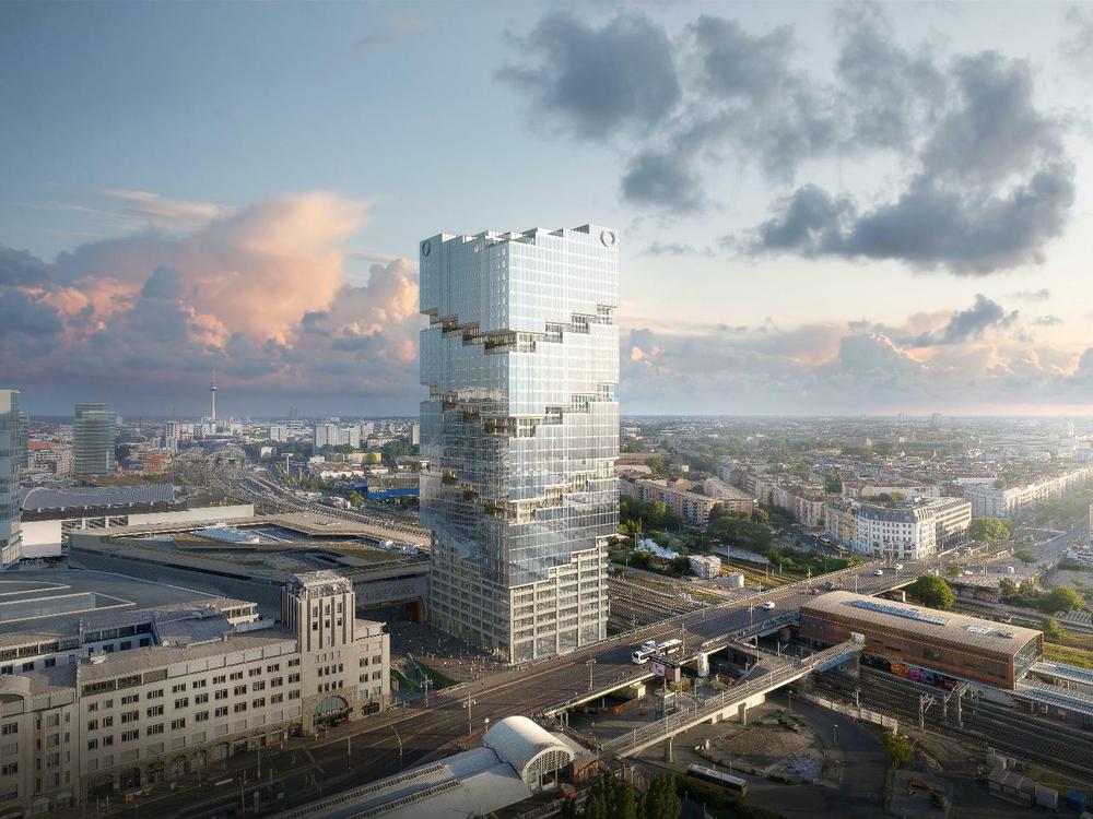 Richtfest für „Amazon-Tower“: Höchstes Haus Berlins steht – 140 Meter ...