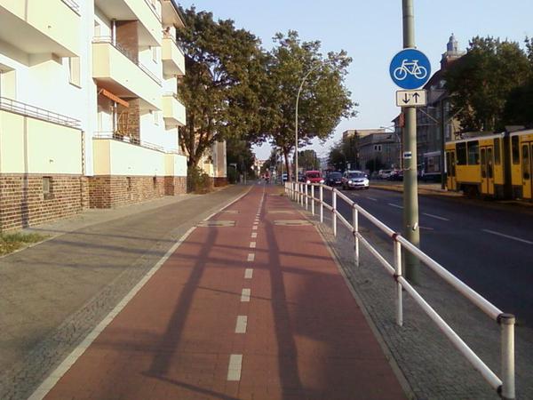 Wie sichere Radwege aussehen können