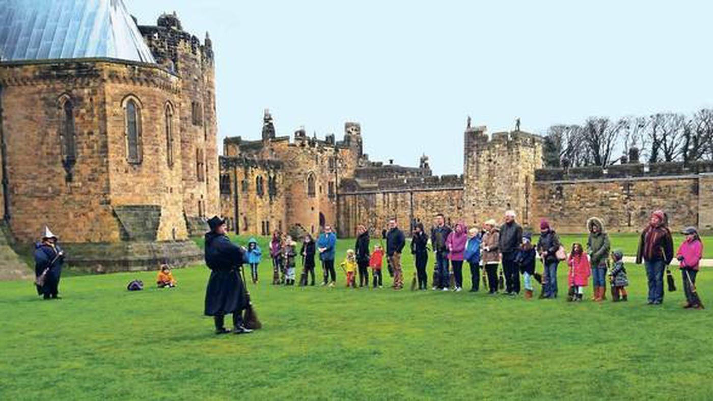 Flugunterricht für Harry-Potter-Fans: Ein Besuch auf Alnwick Castle