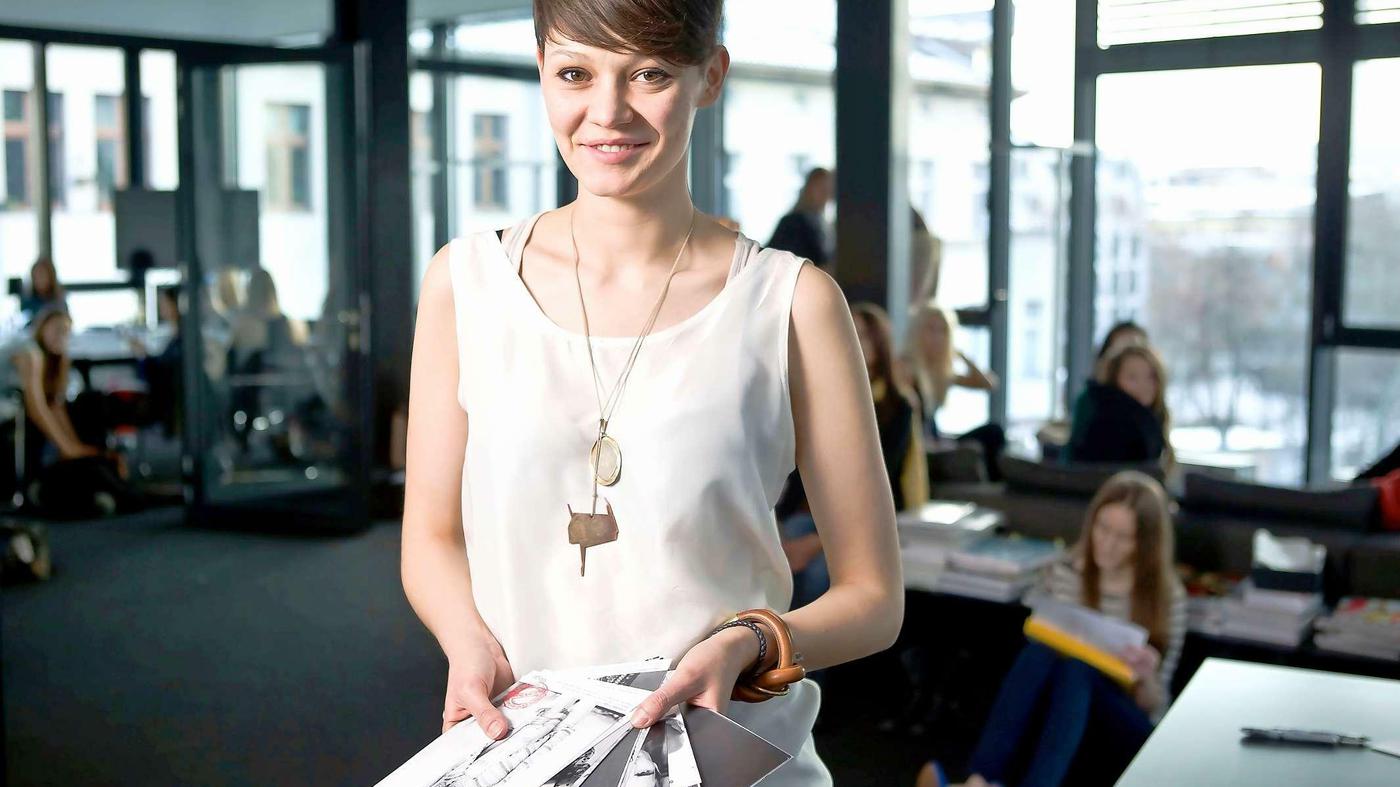 Junge Designer: Anne Gorke präsentiert sich auf dem Berliner Markt