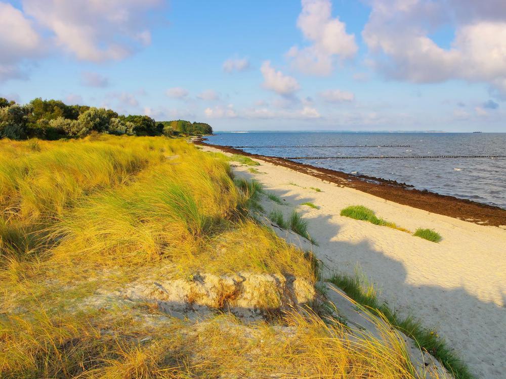 Die Insel Poel in der Ostsee vor der mecklenburgischen Küste