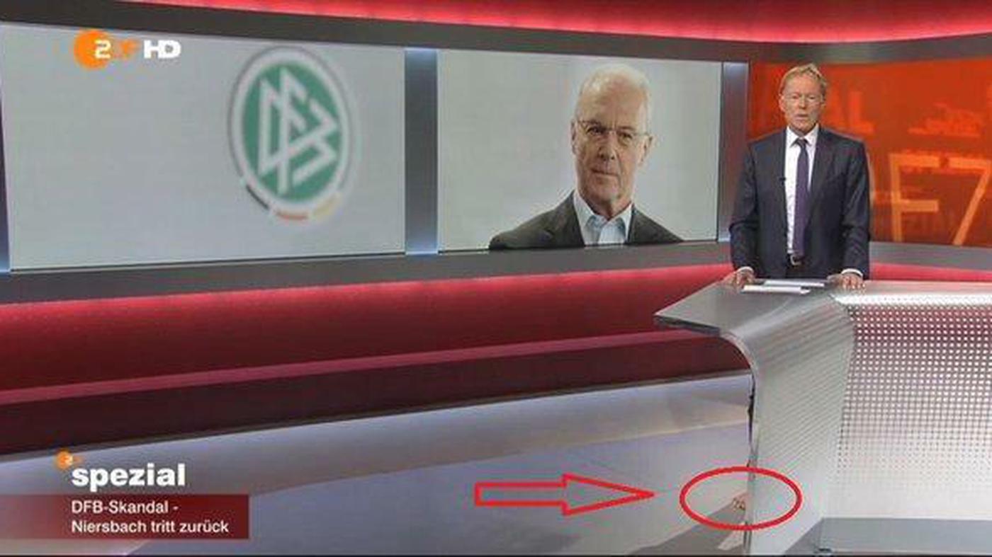 Barfuß durchs "ZDF-Spezial": Poschmann unten ohne