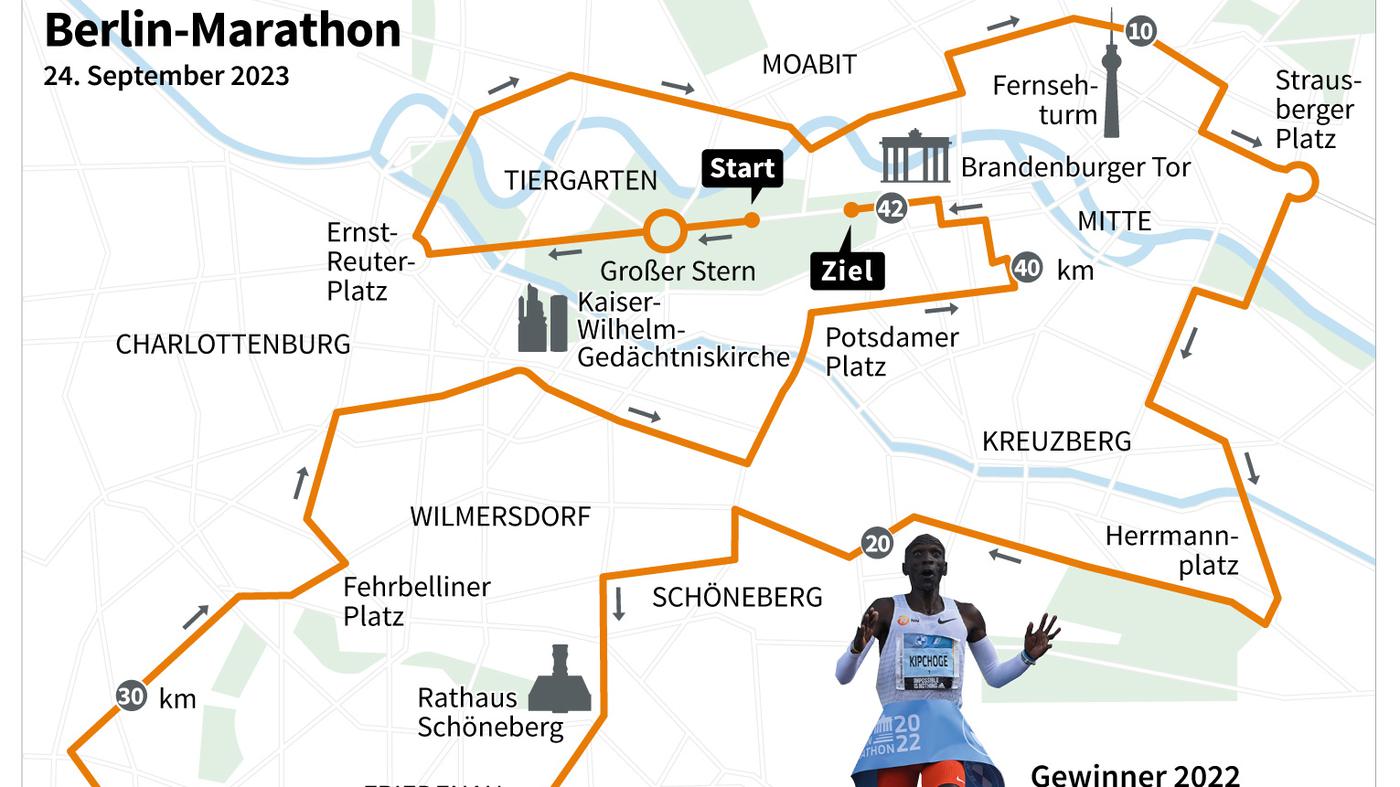 Am 24. September live und in Farbe: Eurosport überträgt Berlin-Marathon