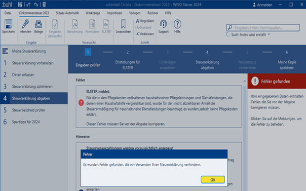 Abgabe der Steuererklärung 2023 nicht möglich: Wenn die neue Wiso ...