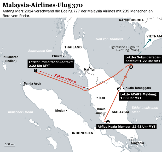 Die letzten Stunden von MH370: „Ein Flug, um spurlos zu verschwinden“