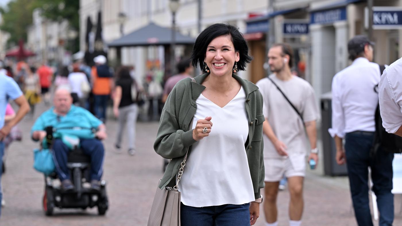 OB-Wahlkampf in Potsdam: Noosha Aubel will zurück an die Arbeit – ein ...