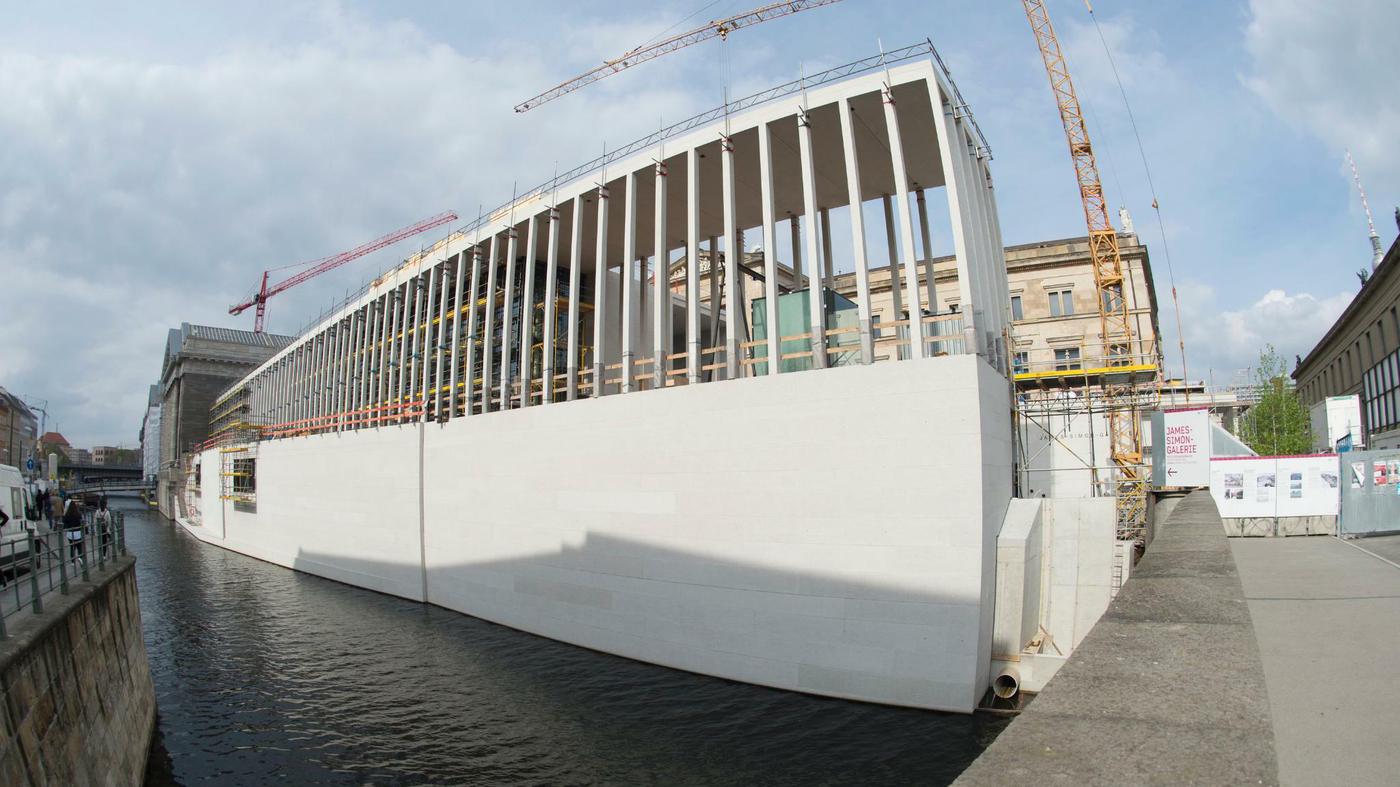 Berliner Museumsinsel: James-Simon-Galerie wird Ende 2018 fertig