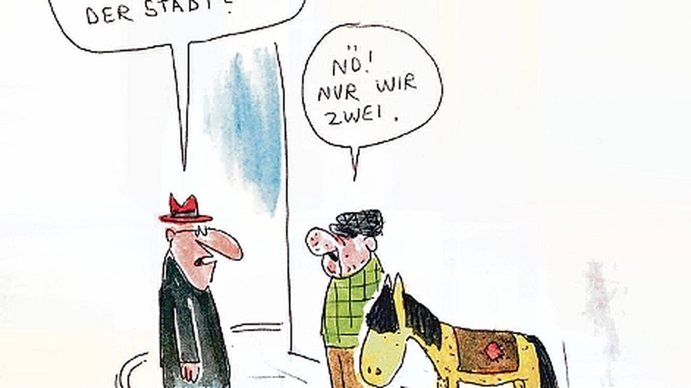 Rattelschneck: Künstler mit Kuli