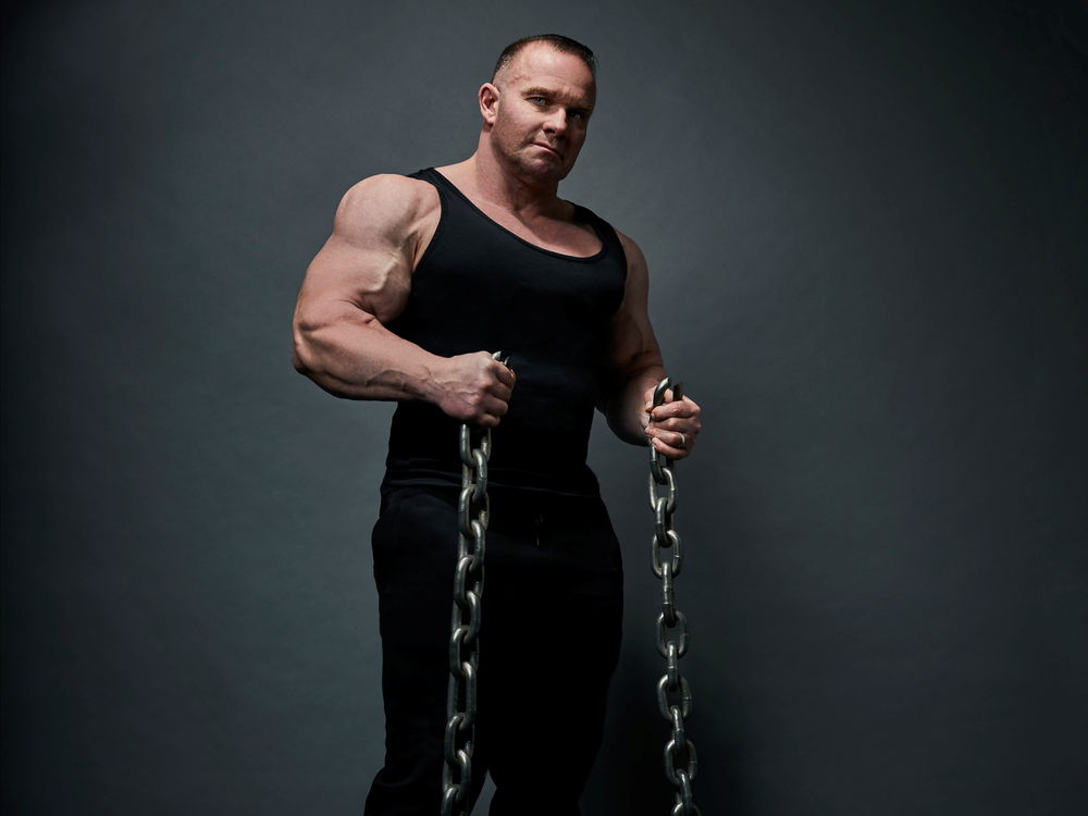 Flucht in die Muskeln: Für Ronny Rockel ist Bodybuilding ein Lebensstil