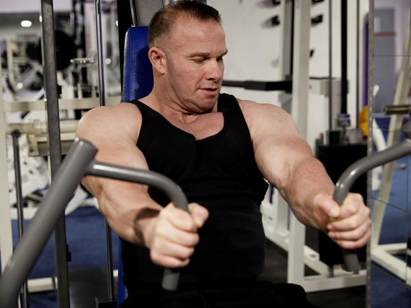 Flucht in die Muskeln: Für Ronny Rockel ist Bodybuilding ein Lebensstil