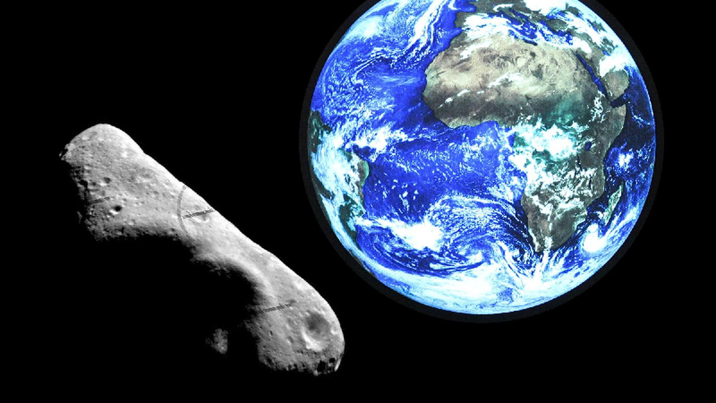 Asteroid im Anflug: Streifschuss aus dem All