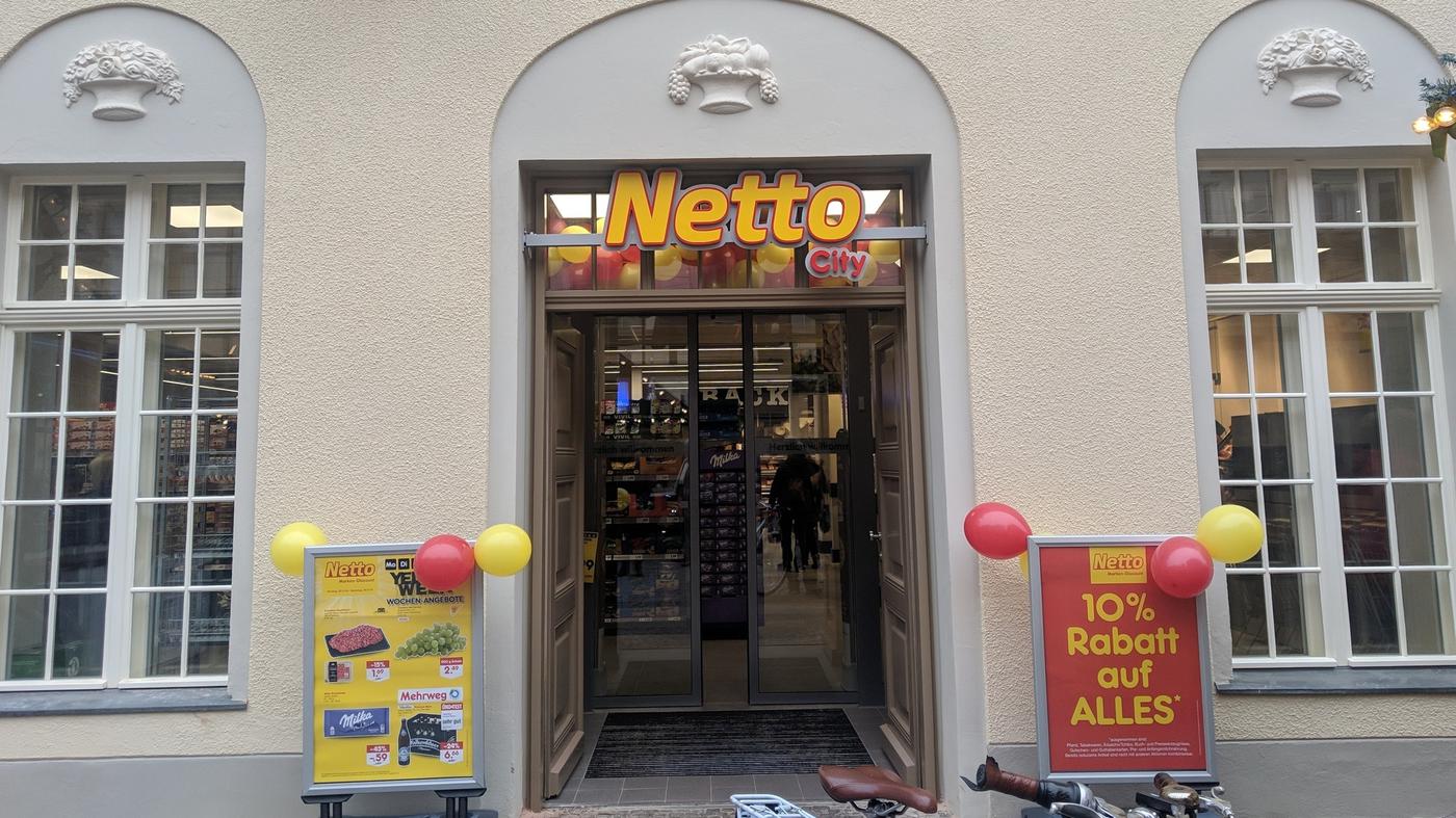 Einkaufen in der Innenstadt: Neue Netto-Filiale hat eröffnet