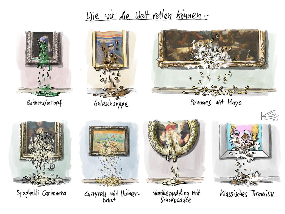 Ein Rückblick in Karikaturen: Kein schönes Jahr, aber ein historisches