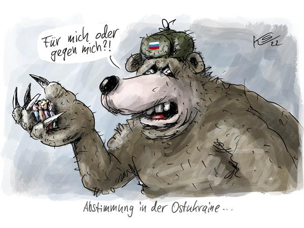 Ein Rückblick in Karikaturen: Kein schönes Jahr, aber ein historisches