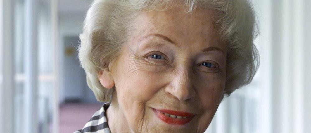 Annemarie Renger tot: "Ich bin ein Stück Sozialdemokratie"