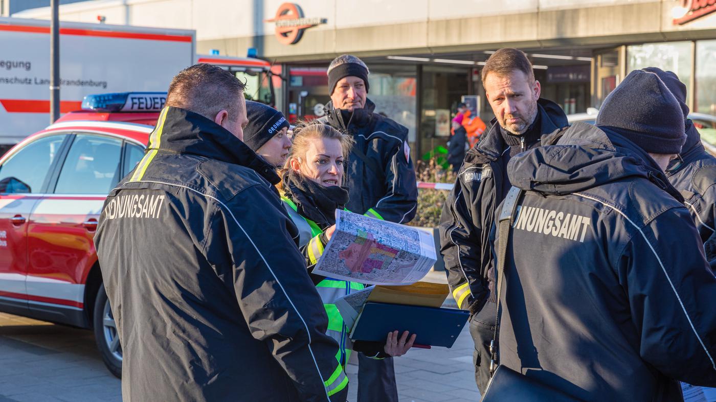 Sperrkreis aufgehoben : Weltkriegsbombe in Cottbus gesprengt