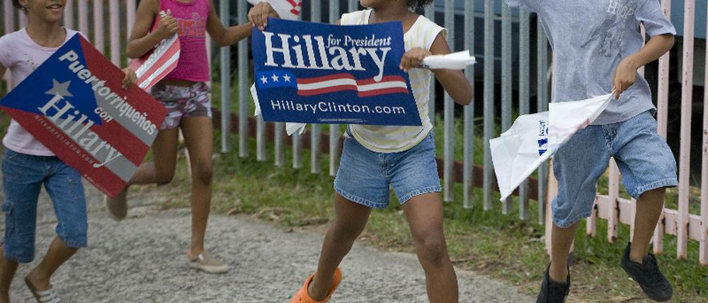 Puerto Rico: Hillary Clinton siegt und macht weiter