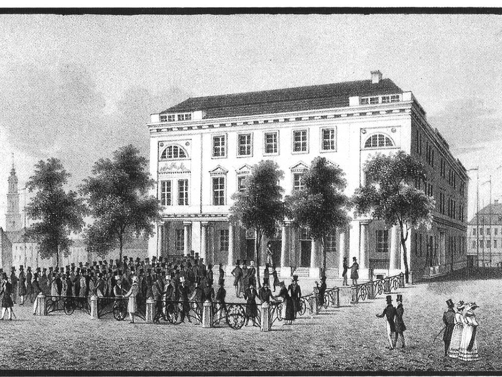 Das Palais Itzig in Berlins Mitte: Ein Palast an der Spree weicht 1859 ...