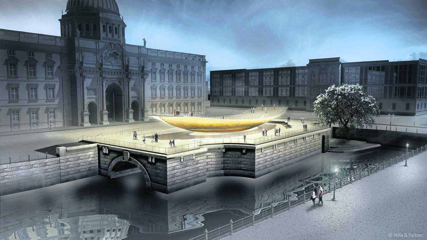 Das Berliner Einheitsdenkmal: Die Wippe auf der langen Bank