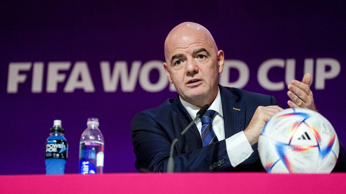 FIFA boss Infantino delivers bizarre angry speech in Qatar – The ...