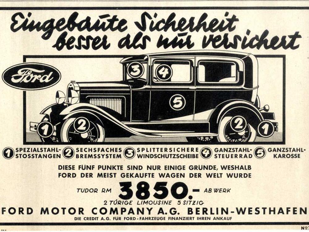 Fließband-Autos 1926: Als Fords „Tin Lizzie“ im Berliner Westhafen ...