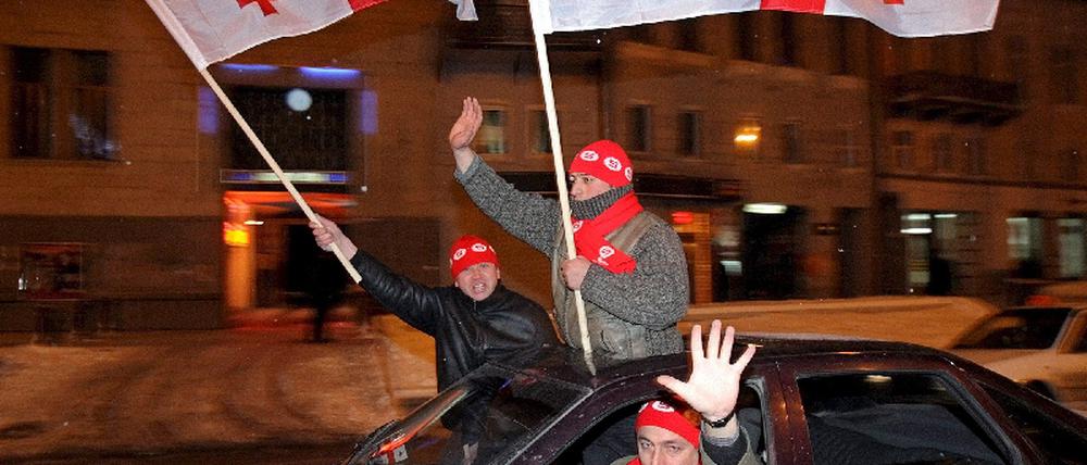 Präsidentenwahl: Kopf-an-Kopf-Rennen in Georgien