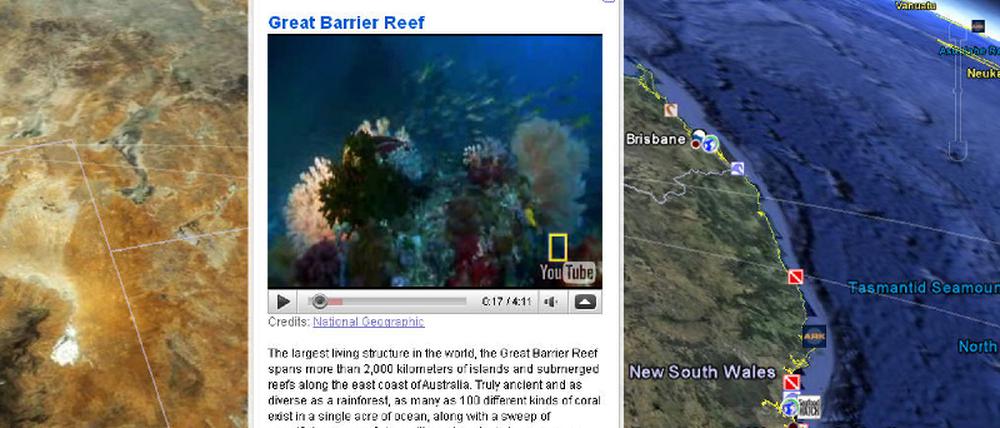 Blick in die Weltmeere: Abtauchen: "Google Earth" wird "Google Ocean"