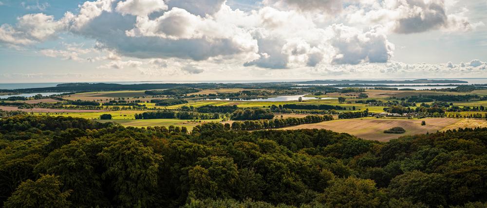Landschaft der schönen Ausblicke: Bergwandern auf der Halbinsel Mönchgut