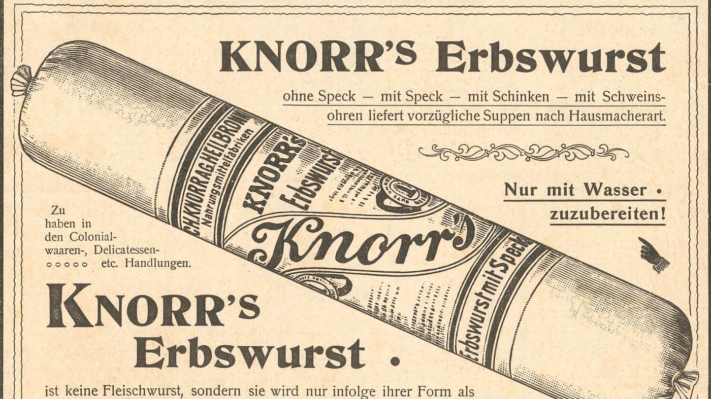 Die Erfindung der Erbswurst 1876: Wie ein Berliner Koch ganze Armeen ...