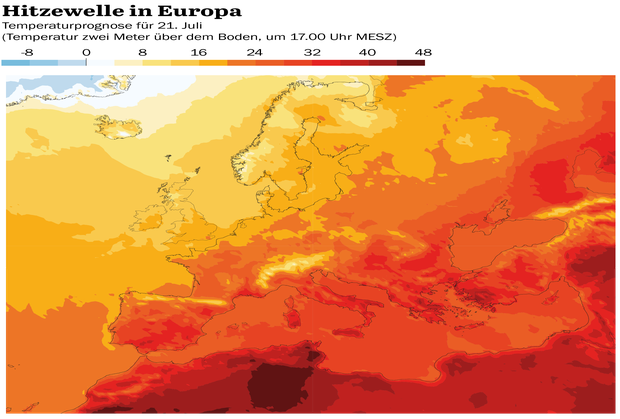 Extreme Hitze am Mittelmeer: Die Erwärmung der Ozeane treibt die Temperaturen an