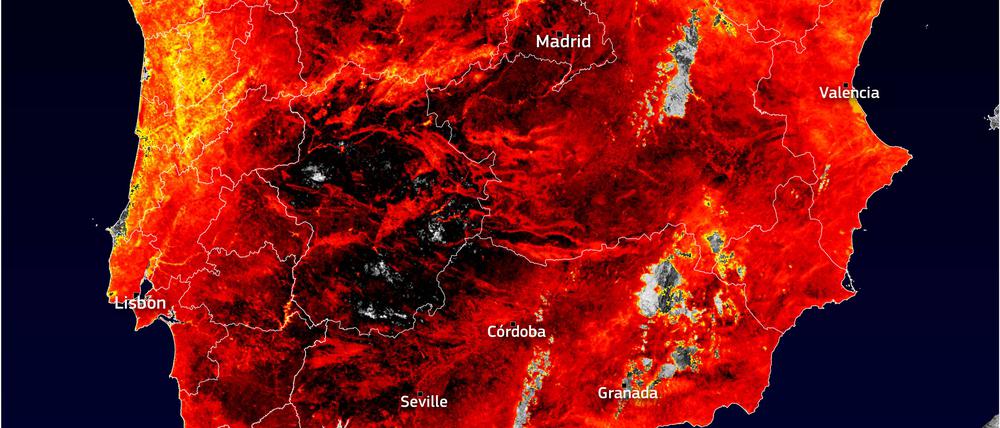 Extremtemperaturen im Süden Europas: Neue Hitzewelle mit mehr als 40 Grad erwartet ...
