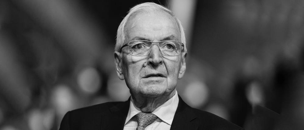 Zum Tod von Klaus Töpfer: Er war das „grüne Gewissen“ der CDU – und ...