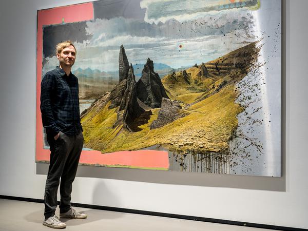 Künstler Clemens Tremmel in den Reinbeckhallen: Natur mit Kratzern