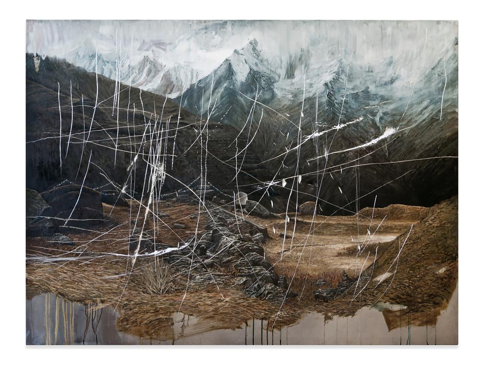 Künstler Clemens Tremmel in den Reinbeckhallen: Natur mit Kratzern