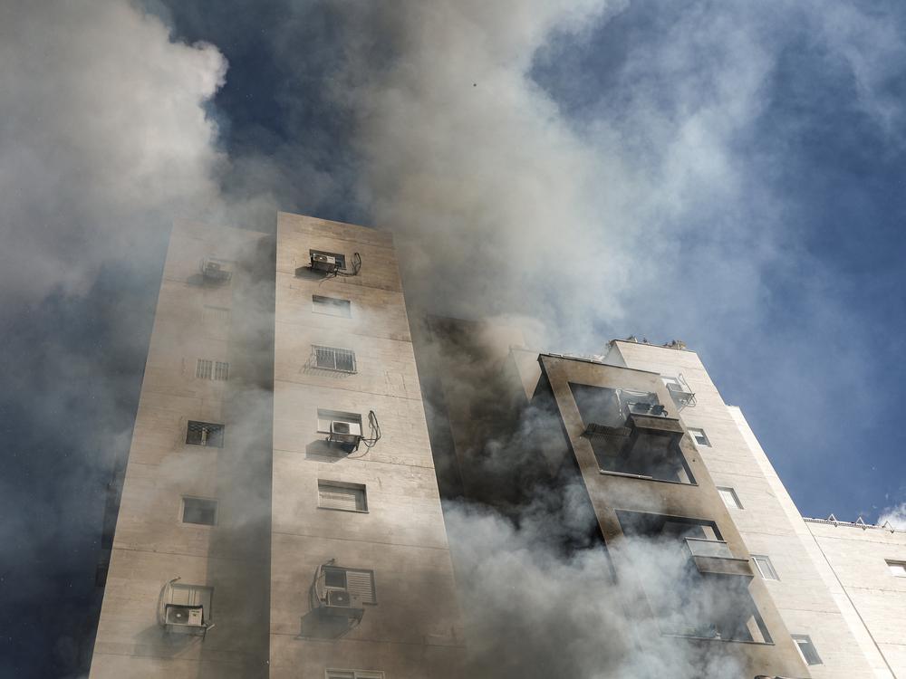 Das Ausmaß der Raketenangriffe in Bildern: Israel sieht sich im nächsten Nahostkrieg
