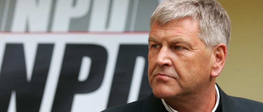 Extremismus: NPD-Chef: Partei steckt in Existenzkrise