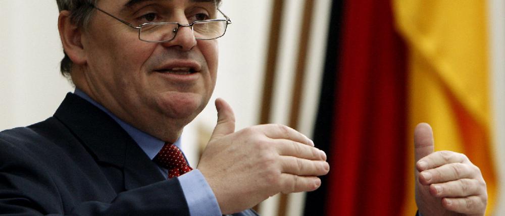 Saar-Ministerpräsident Peter Müller: "Wir müssen wieder mehr Heimat bieten"