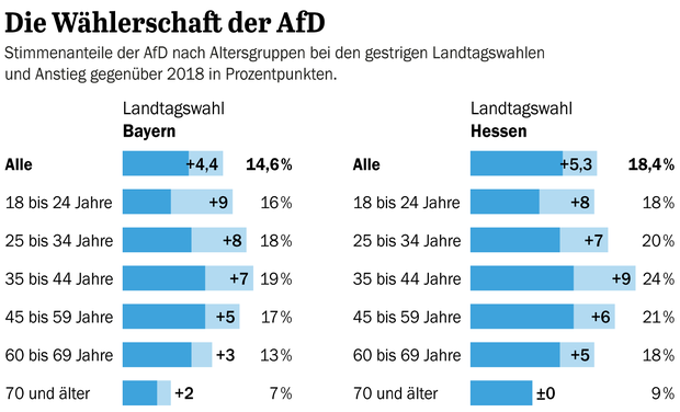 Wer wählt die AfD?: Stark in der Arbeiterschaft, schwach bei den Alten