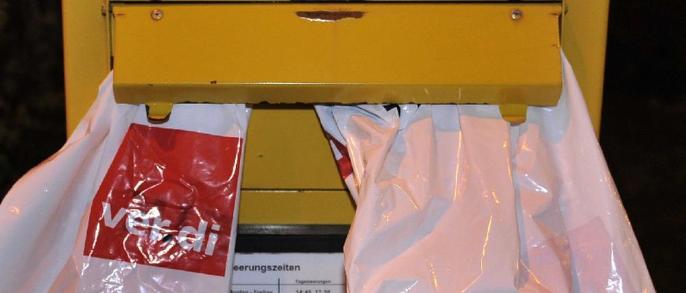 Arbeitskampf: Warnstreiks in Briefzentren der Post