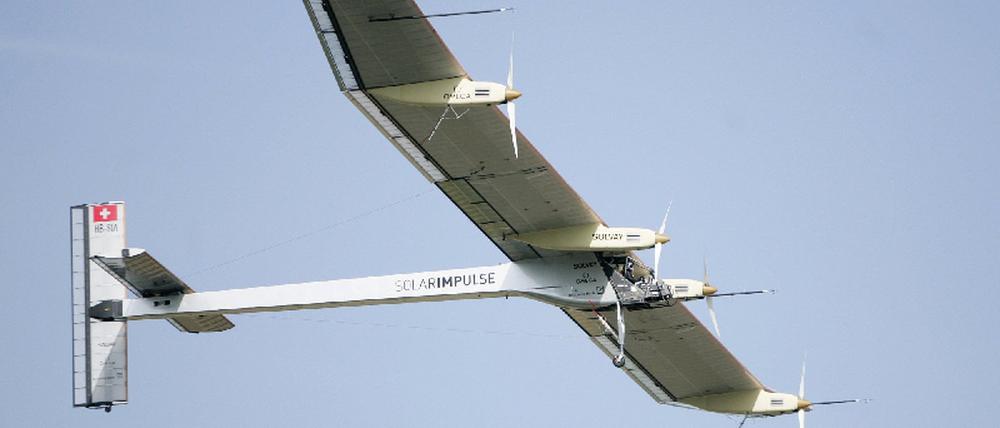 Solarflugzeug: Erfolgreicher Test für "Solar Impulse"