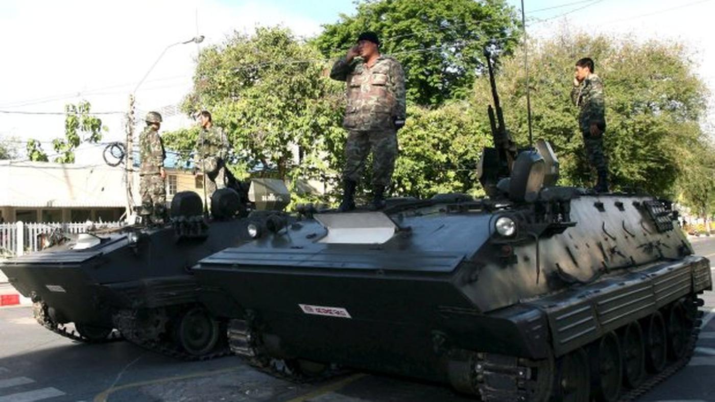 Thailand: Panzer auf Bangkoks Straßen