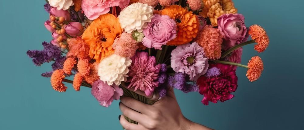 Riesiger Blumenstrauß: Wie sieht eine richtige Reaktion auf ...