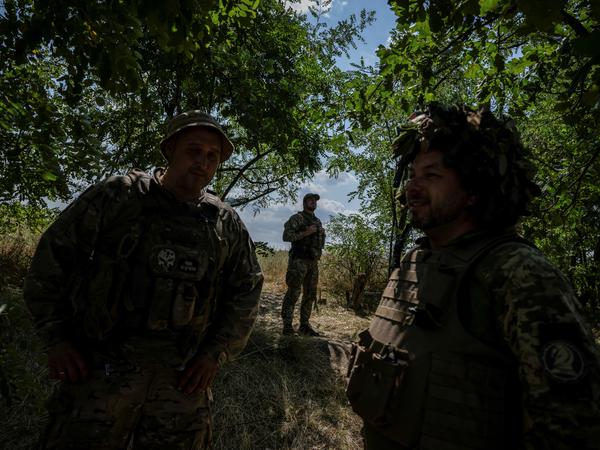 Allein hinter der Front: Wie ein ukrainischer Soldat einen Monat im ...