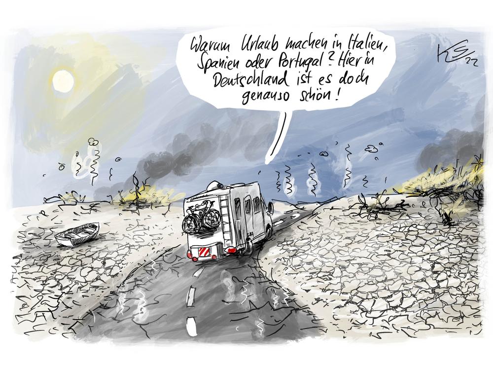 Ein Rückblick in Karikaturen: Kein schönes Jahr, aber ein historisches