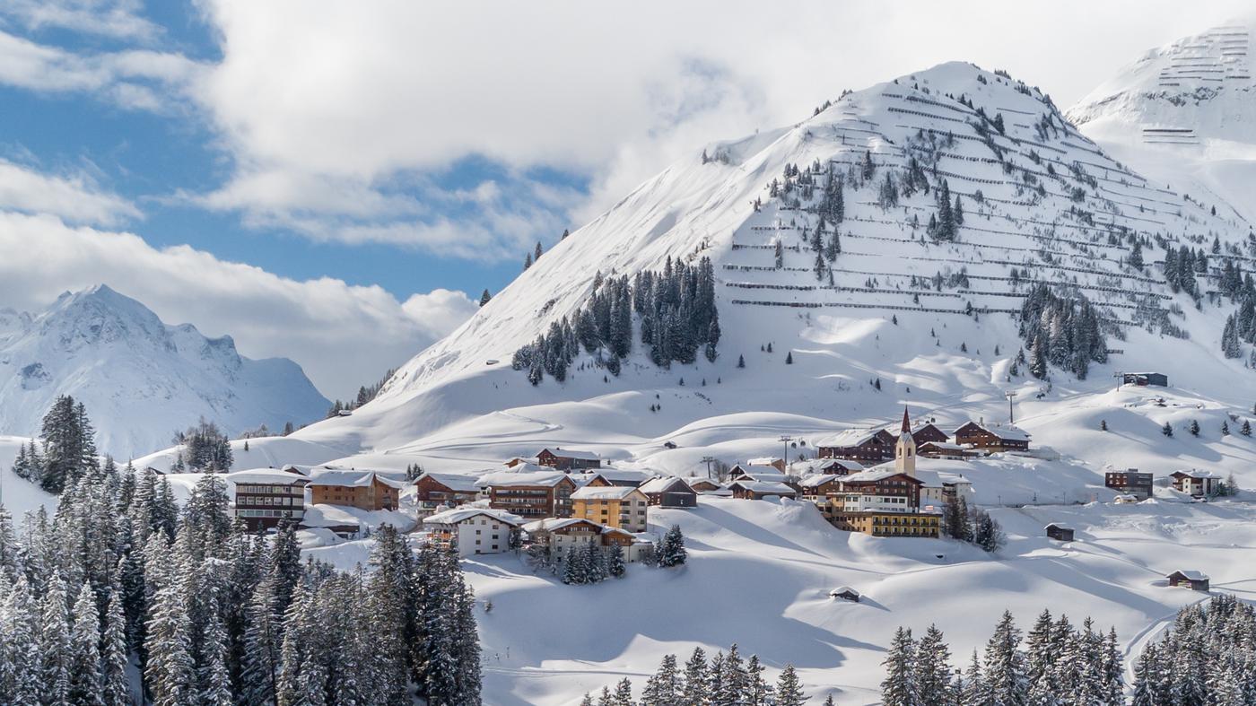Skisportparadies Warth in Vorarlberg: Das olympische Dorf