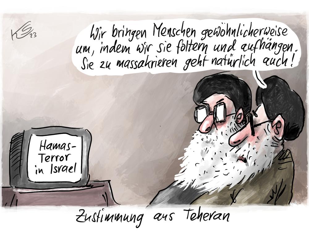 2023 - ein Rückblick in Karikaturen: Ein Jahr der Krisen, ein Jahr der Kriege