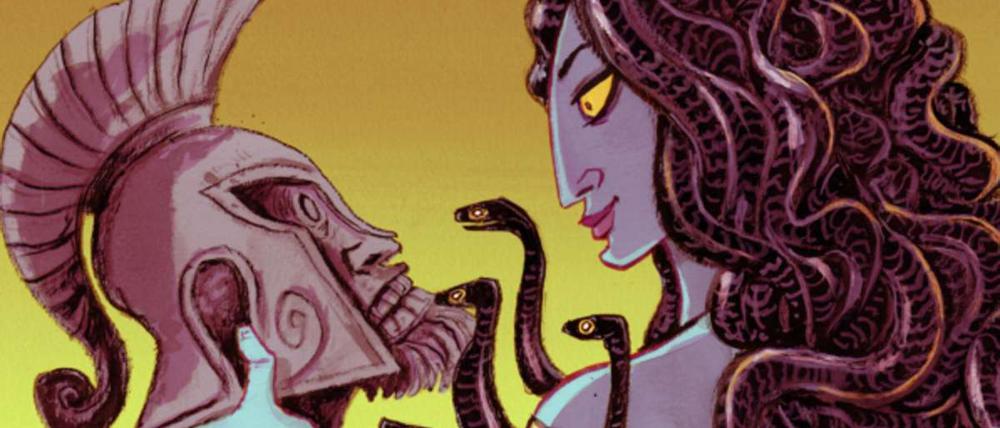 Perseus And Medusa Cartoon