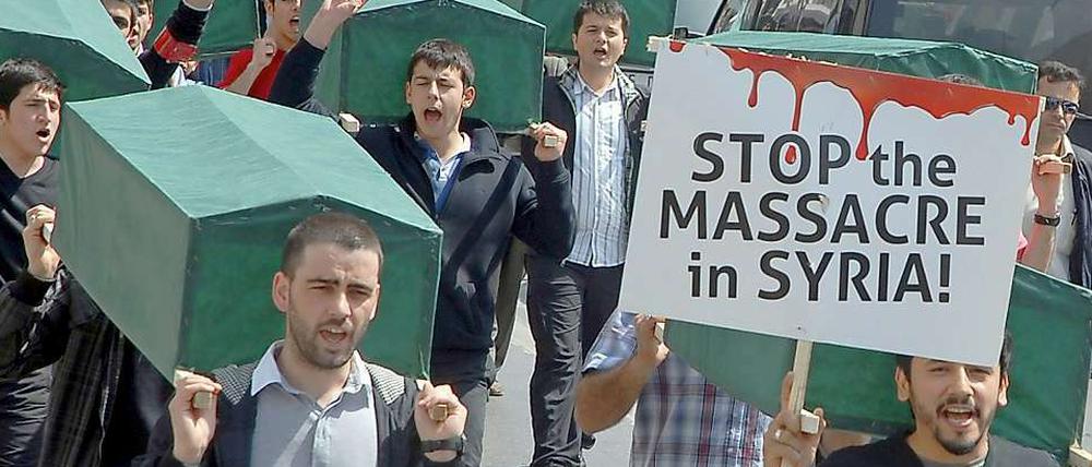 Blutvergießen in Syrien: Rebellen bezeichnen Friedensplan als gescheitert